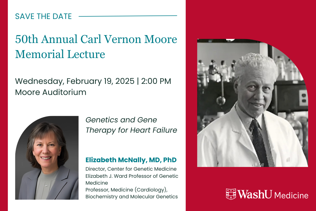 50th Annual Carl Vernon Moore Memorial Lecture | Division of Hematology ...